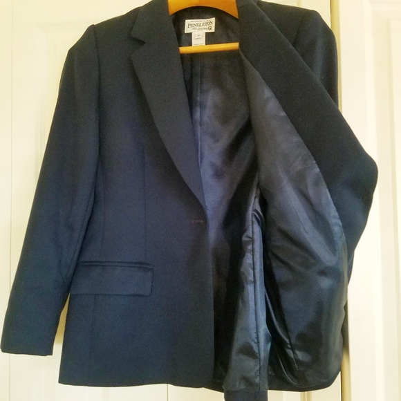 Pendleton | Jackets & Coats | Pendleton Wool Blazer Navy Blazer P ...